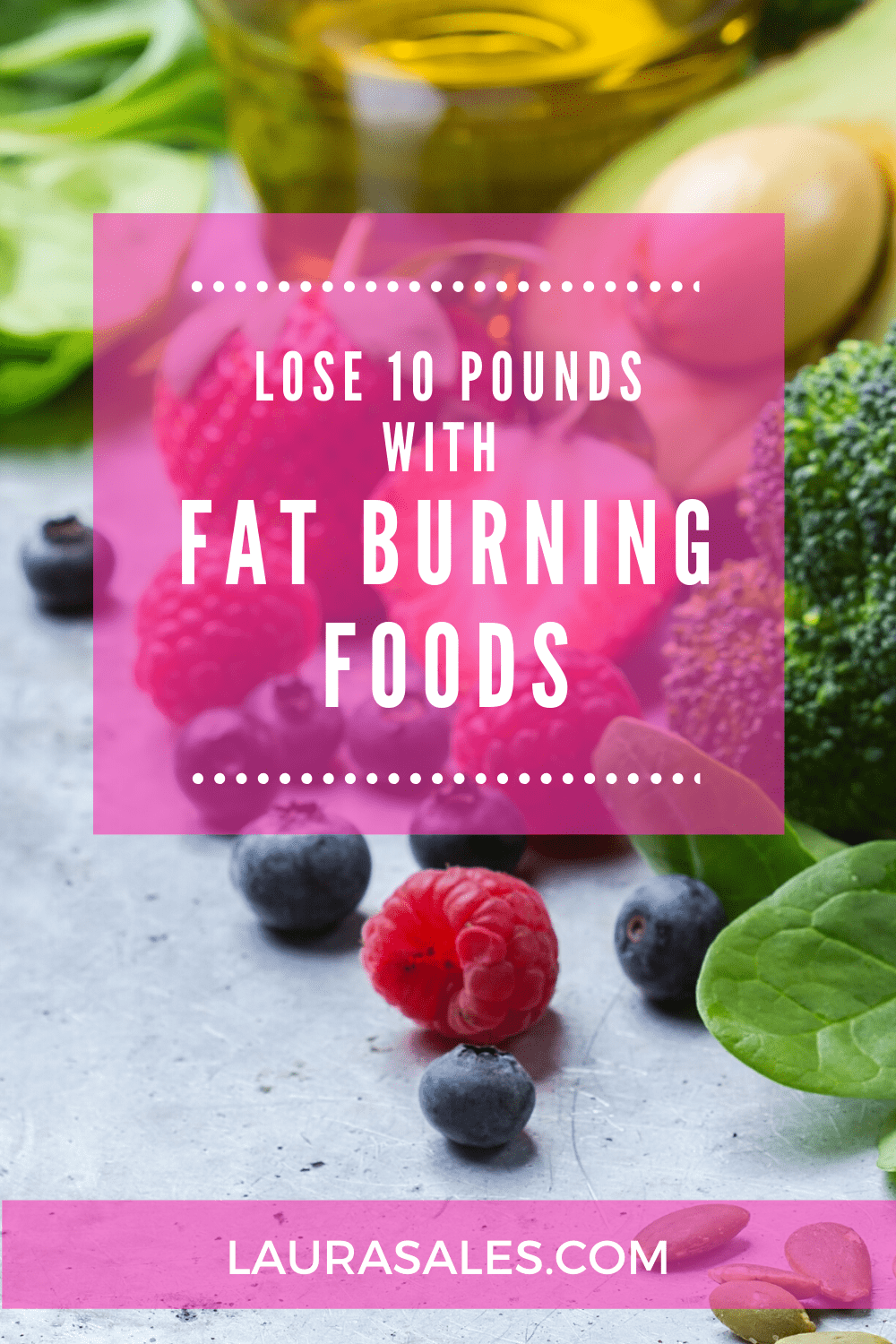 Lose 10 Pounds with Fat Burning Foods - Laura Sales
